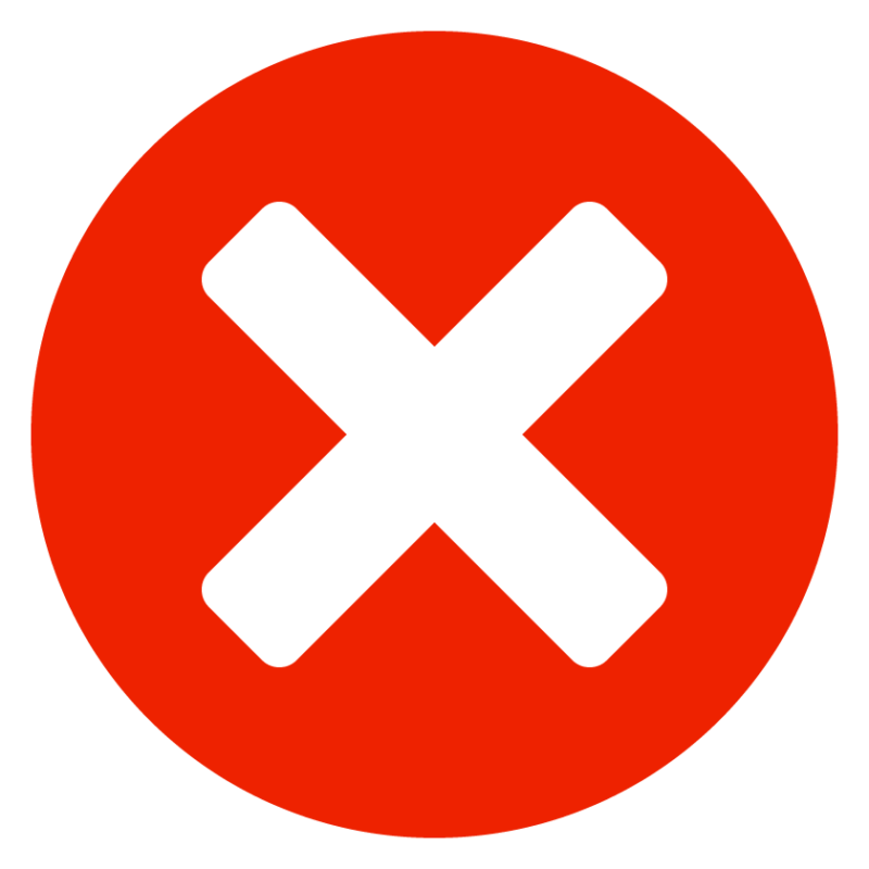 バツマーク（白抜き）のイラスト | 無料のフリー素材 イラストエイト