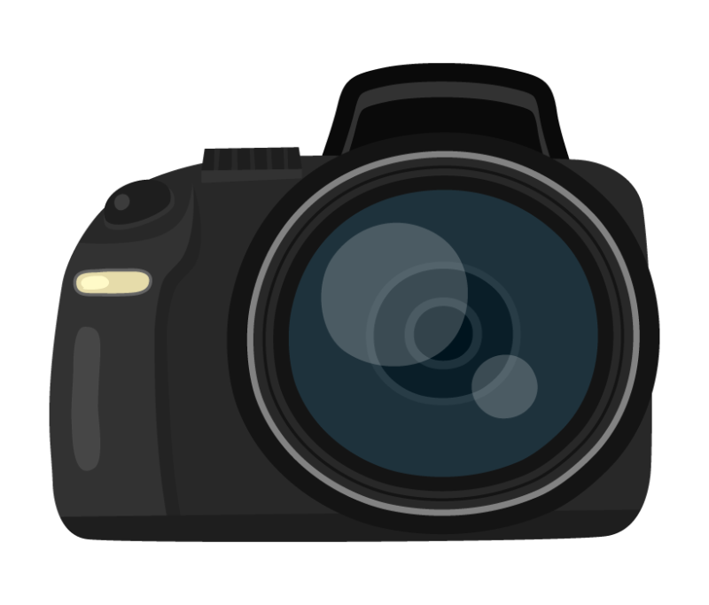 カメラ・一眼レフのイラスト | 無料のフリー素材 イラストエイト