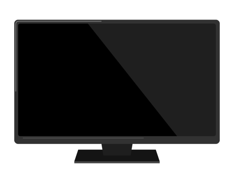大型テレビのイラスト 無料のフリー素材 イラストエイト