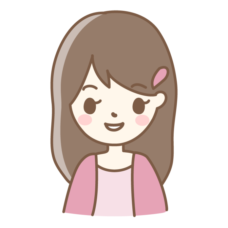 嬉しい／ハッピー／笑顔の女性のイラスト | 無料のフリー素材 イラストエイト