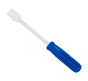 マイナスドライバーのイラスト | 無料のフリー素材 イラストエイト