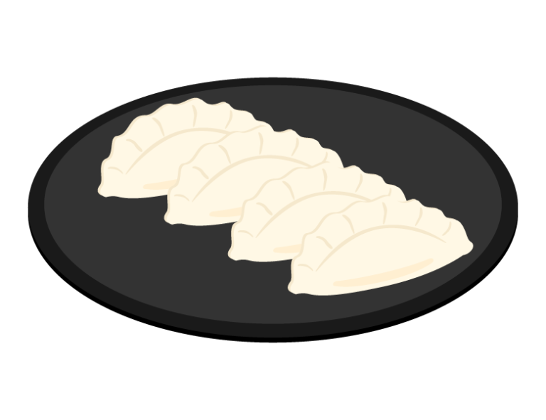 ギョーザ（餃子）のイラスト | 無料のフリー素材 イラストエイト