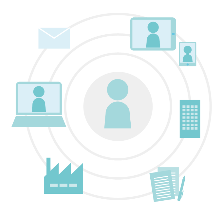 ビジネスや生活ネットワークのイメージイラスト02 | 無料のフリー素材 イラストエイト