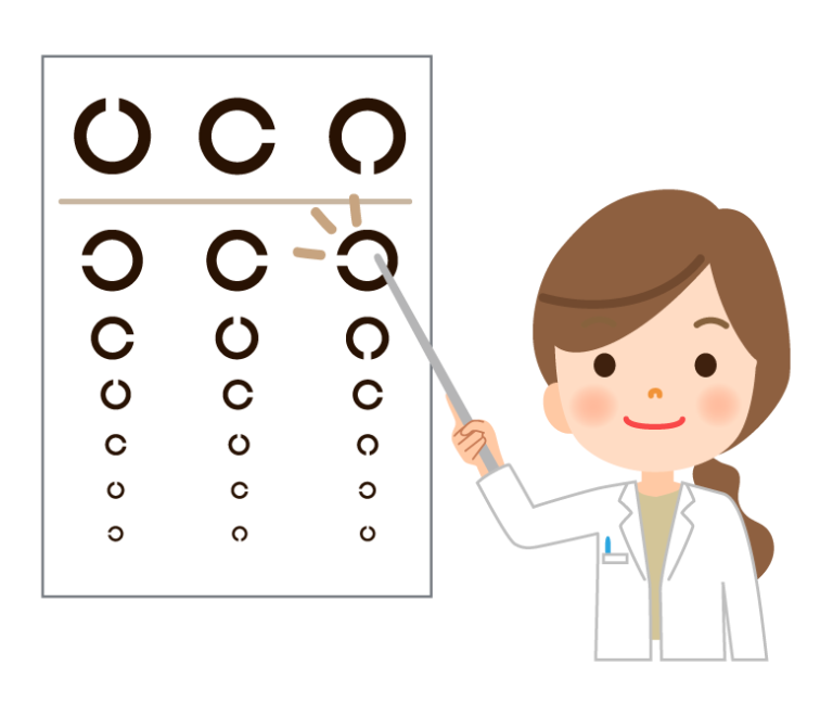 ophthalmologist_eye-inspection-table_15161 – 無料のかわいいイラスト素材 | イラストエイト