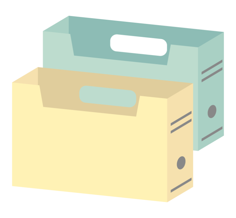 ファイルボックスのイラスト | 無料のフリー素材 イラストエイト